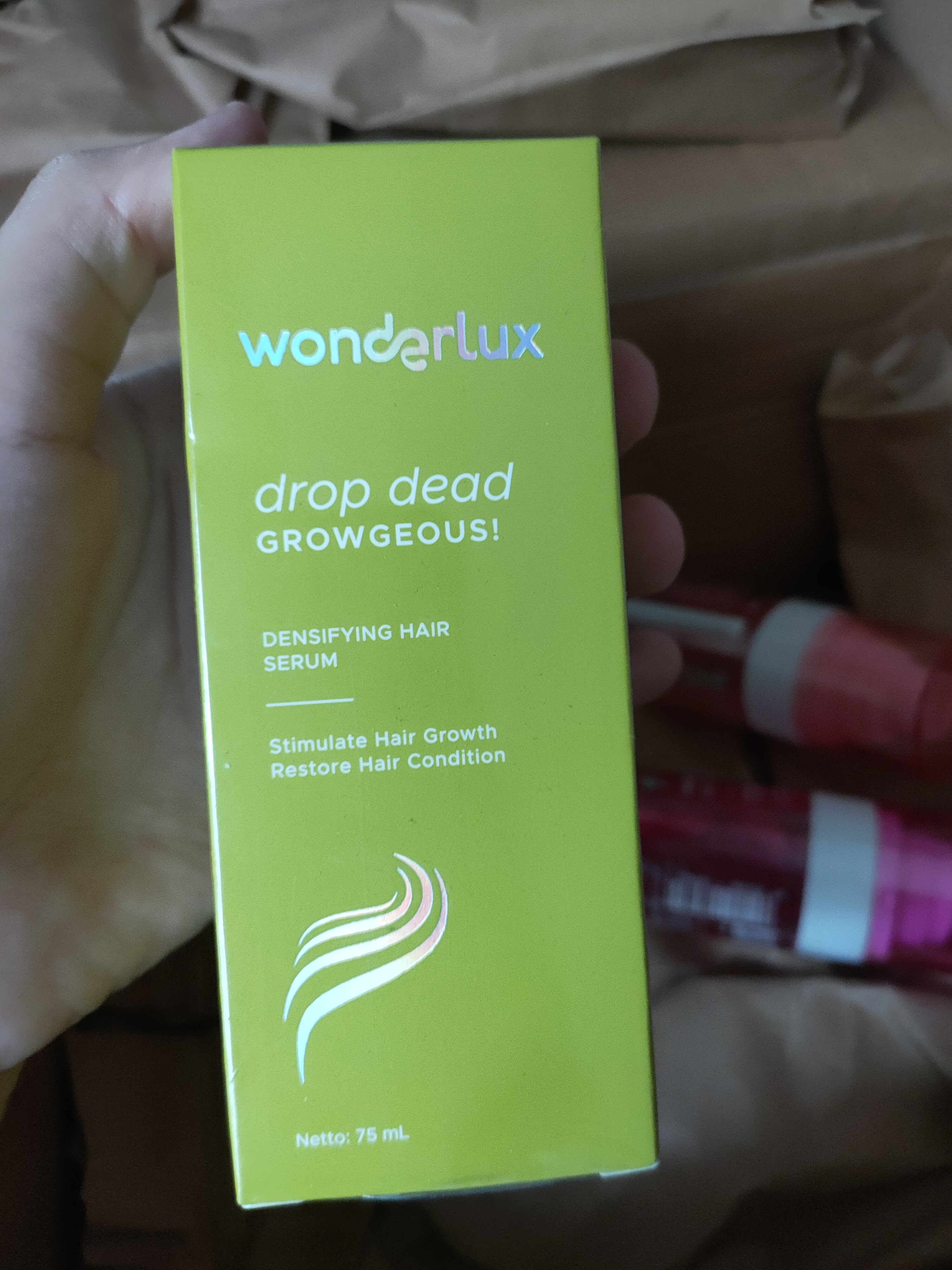 Wonderlux Drop Dead Growgeous! Densifying Hair Scalp Serum - Review ...