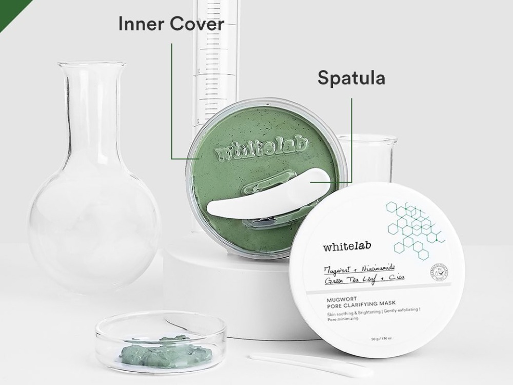 Review: Whitelab Mugwort Pore Clarifying Mask, Masker Eksfoliasi yang ...