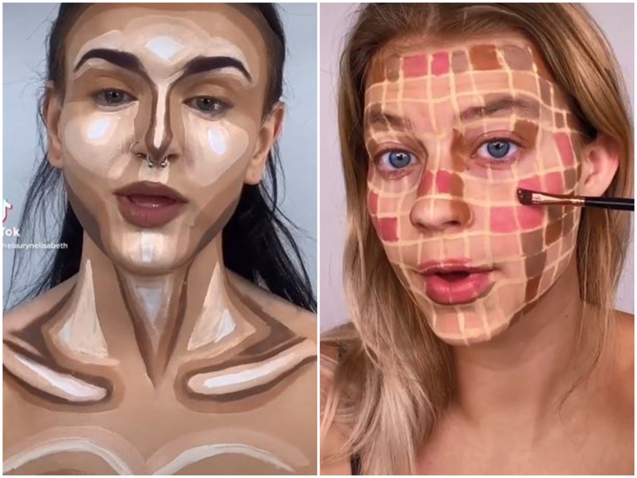 Berbagai Teknik Contour dari Video TikTok yang Unik dan Tak Biasa. Mana ...