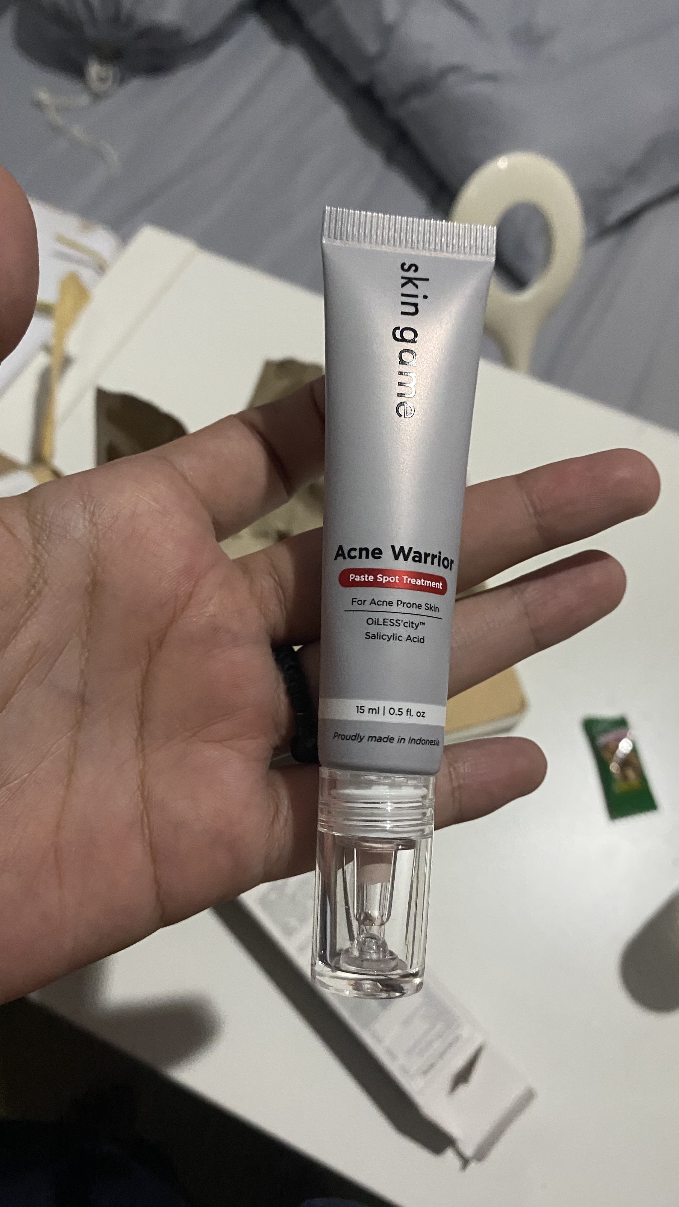Skin Game Acne Warrior Paste - Review SOCO by Sociolla