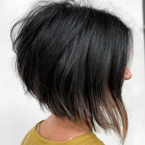 10 Inspirasi Model Rambut Stacked Bob yang Cocok untuk Rambut Tipis ...