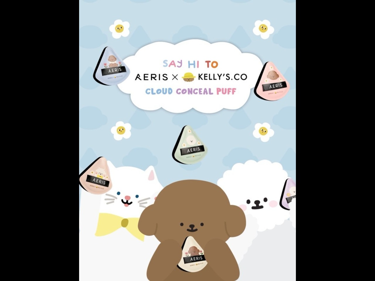 Baru! Aeris Beauté Cloud Conceal Puff Edisi Kelly’s Co yang Wajib ...