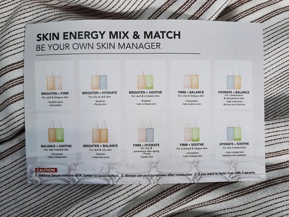 Review: Y.O.U Skin Energy Facial Serum, Mix & Match Serum Sesuai ...