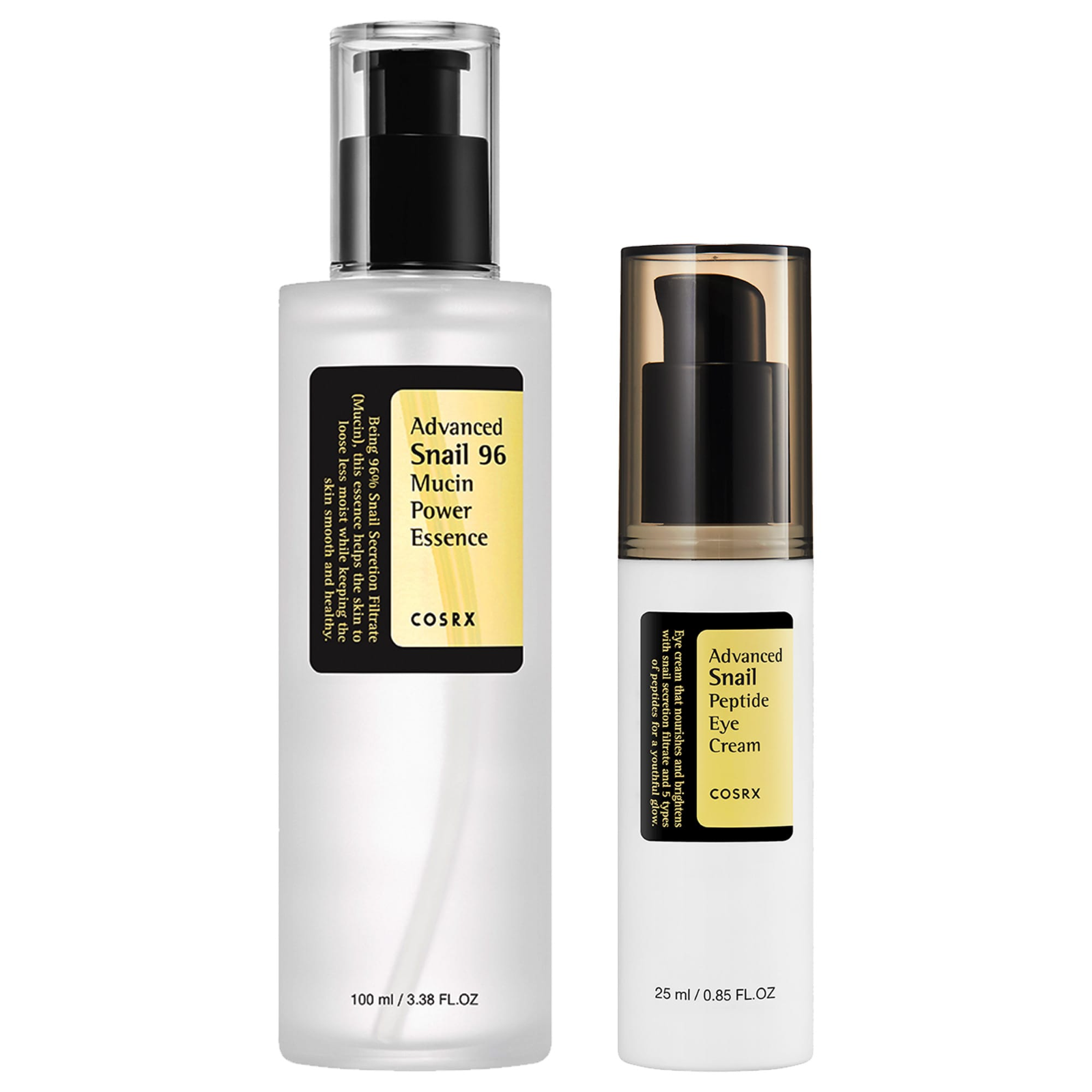 COSRX Advanced Snail Peptide Eye Cream + Advanced Snail Mucin 96 Power Essence - Review SOCO by ...