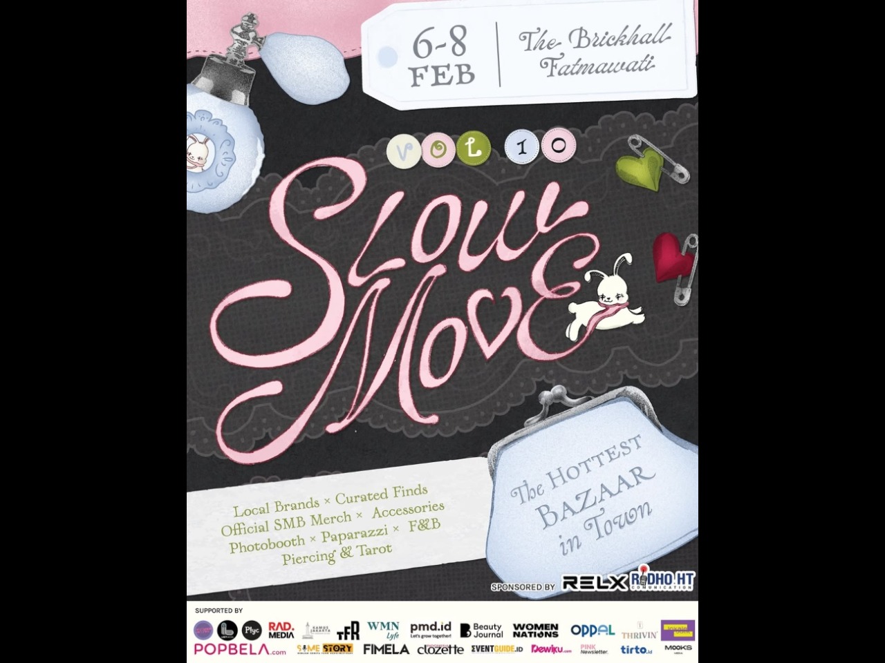 Sambut Valentine, Slow Move Bazaar Vol.10 Hadir dengan Tema ‘Romantic ...
