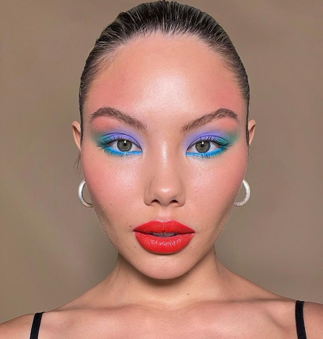 Dopamine Beauty, Tren Kecantikan Bermain Warna dan Eksperimen Makeup ...