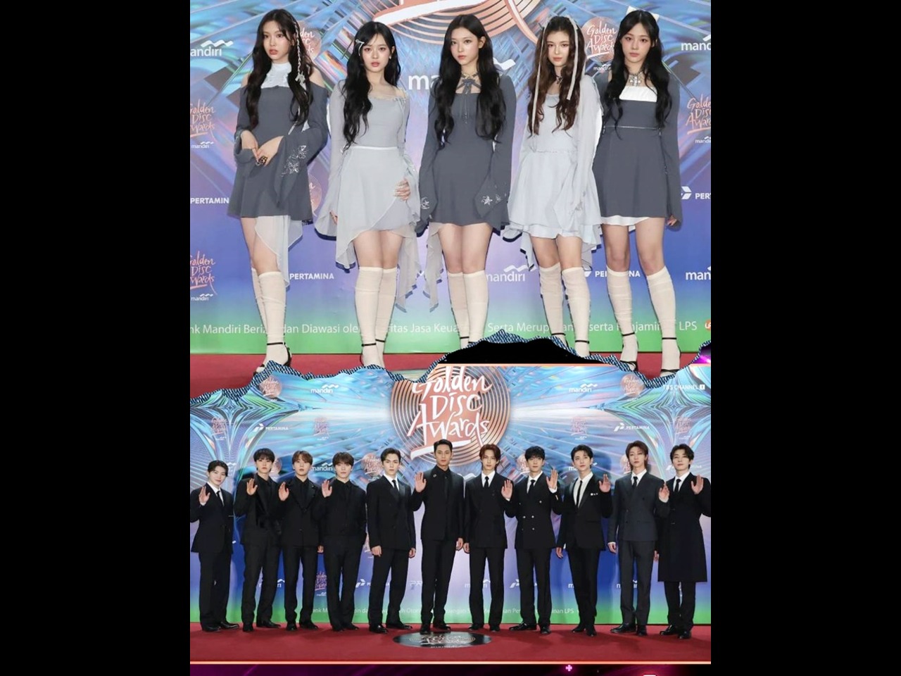 NewJeans hingga SEVENTEEN Curi Perhatian di Red Carpet Golden Disc Awards Jakarta - Beauty Journal