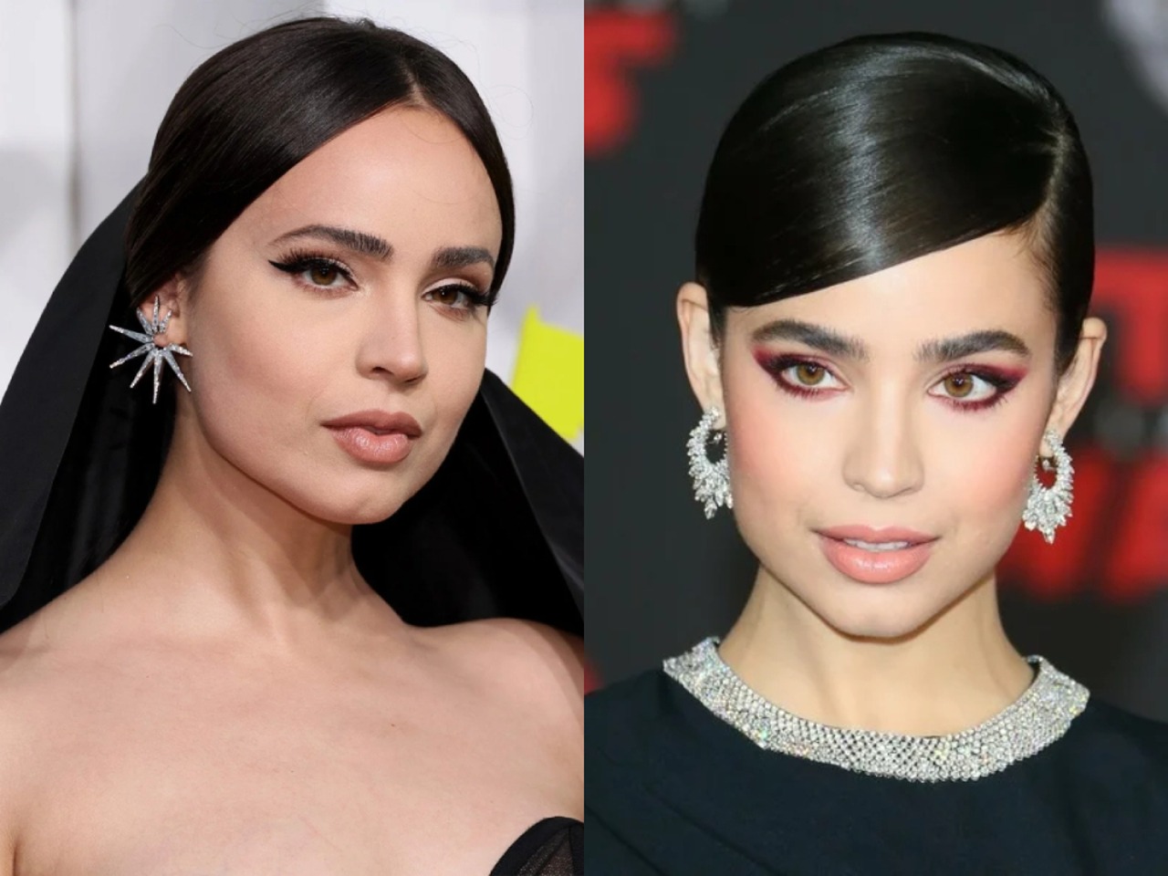 Identik dengan Bold Eyes, Yuk, Intip Gaya Makeup Sofia Carson yang ...