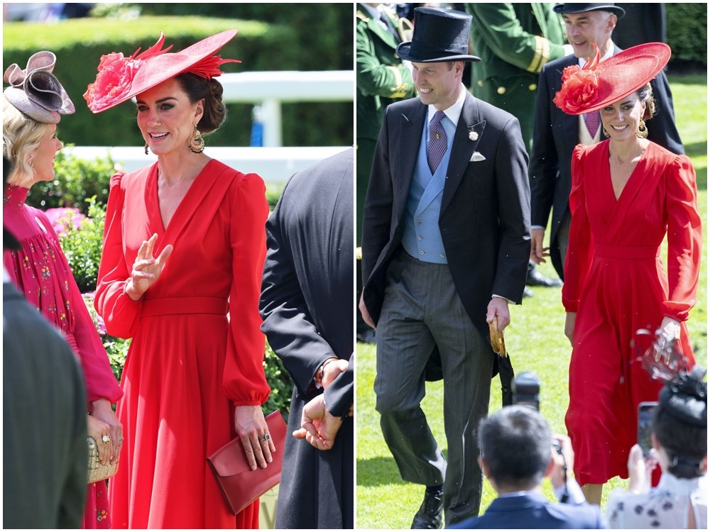 Curi Perhatian dengan Gaun Merah, Kate Middleton Tampil Menawan di Acara Royal Ascot 2023 ...