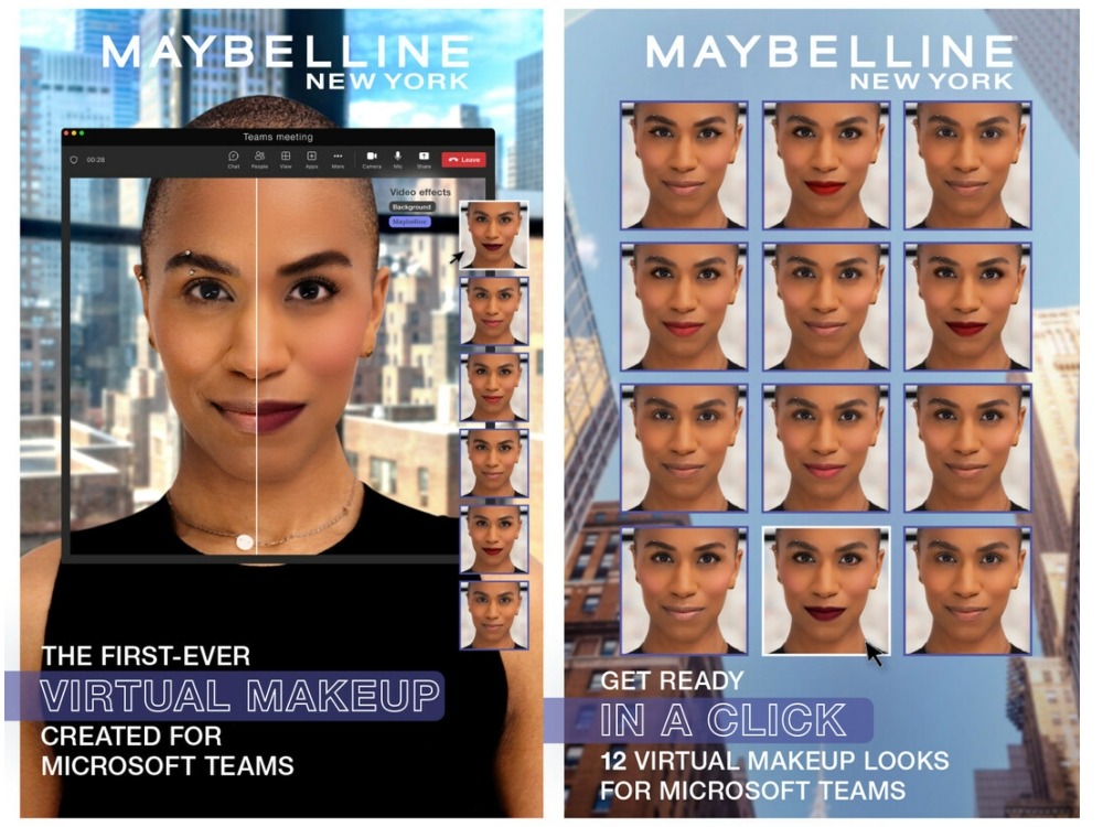 Terobosan Baru, Maybelline Hadirkan Makeup Virtual di Microsoft Teams! - Beauty Journal