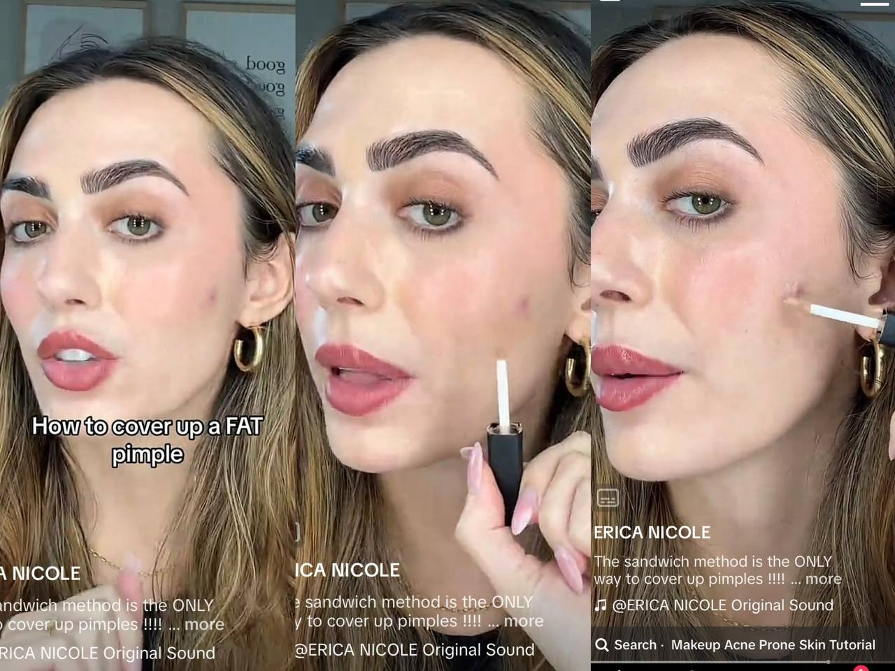 Sandwich Makeup Method, Metode Makeup untuk Bantu 'Hilangkan' Jerawat ...