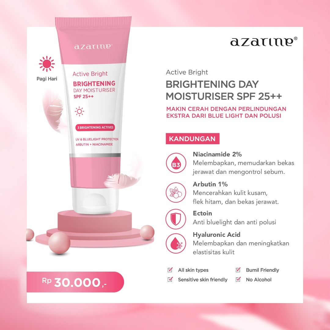 Dapatkan Kulit Cerah Bebas Kusam dengan Rangkaian Produk Azarine Active ...