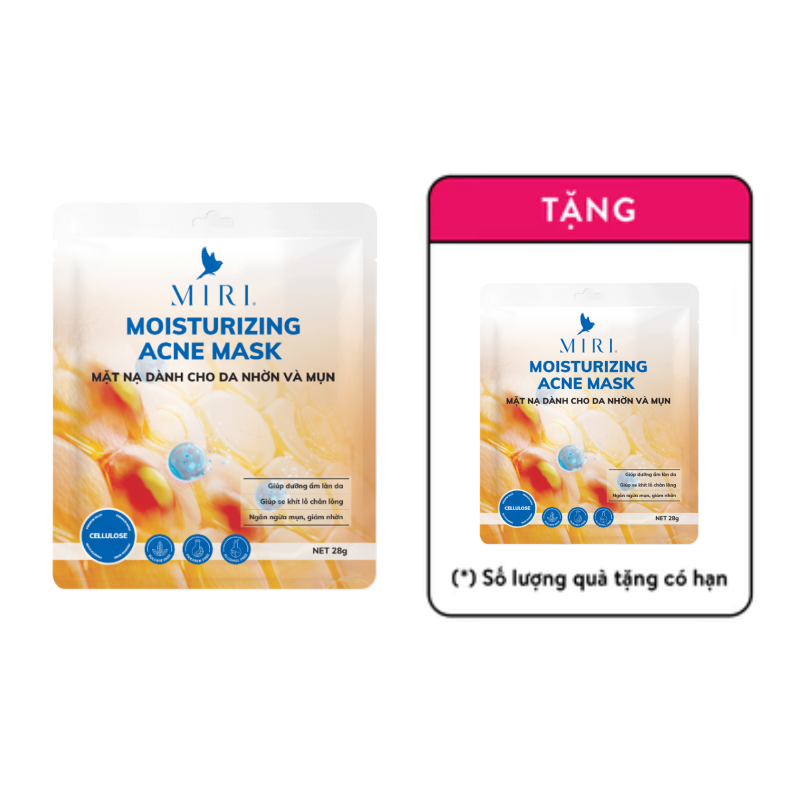 Mặt Nạ Dành Cho Da Nhờn Và Mụn Miri Moisturizing Acne Sheet Mask 28g ...