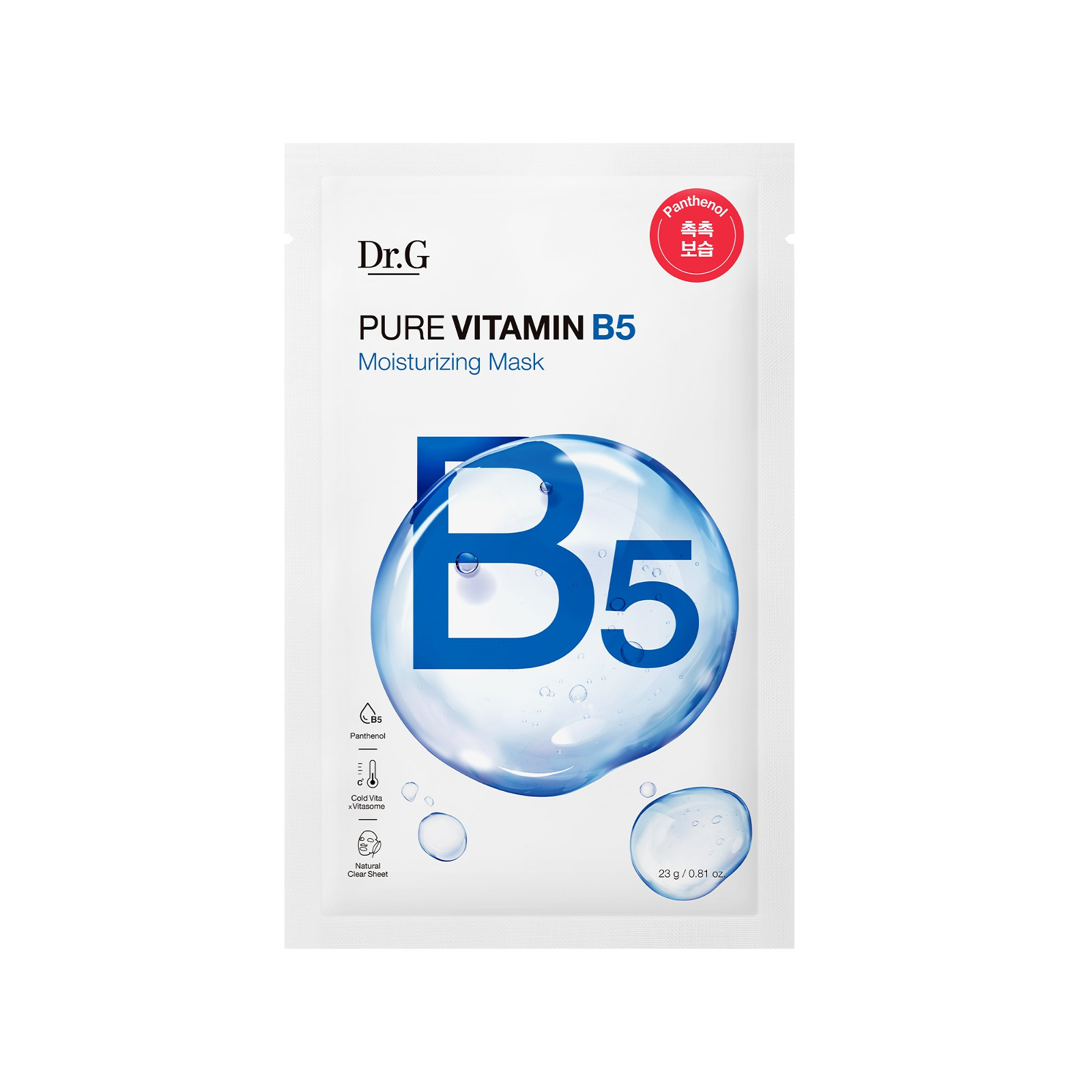 Mặt Nạ Giấy Dr.G Pure Vitamin B5 Moisturizing Mask 23g | Sociolla