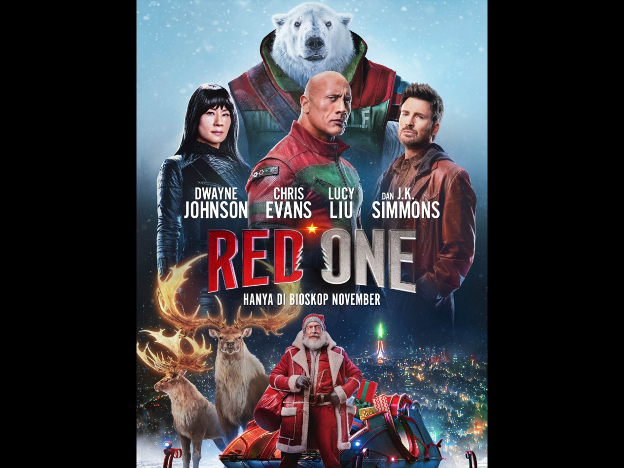 Review Film: Red One, Kolaborasi Dwayne Johnson dan Chris Evans ...
