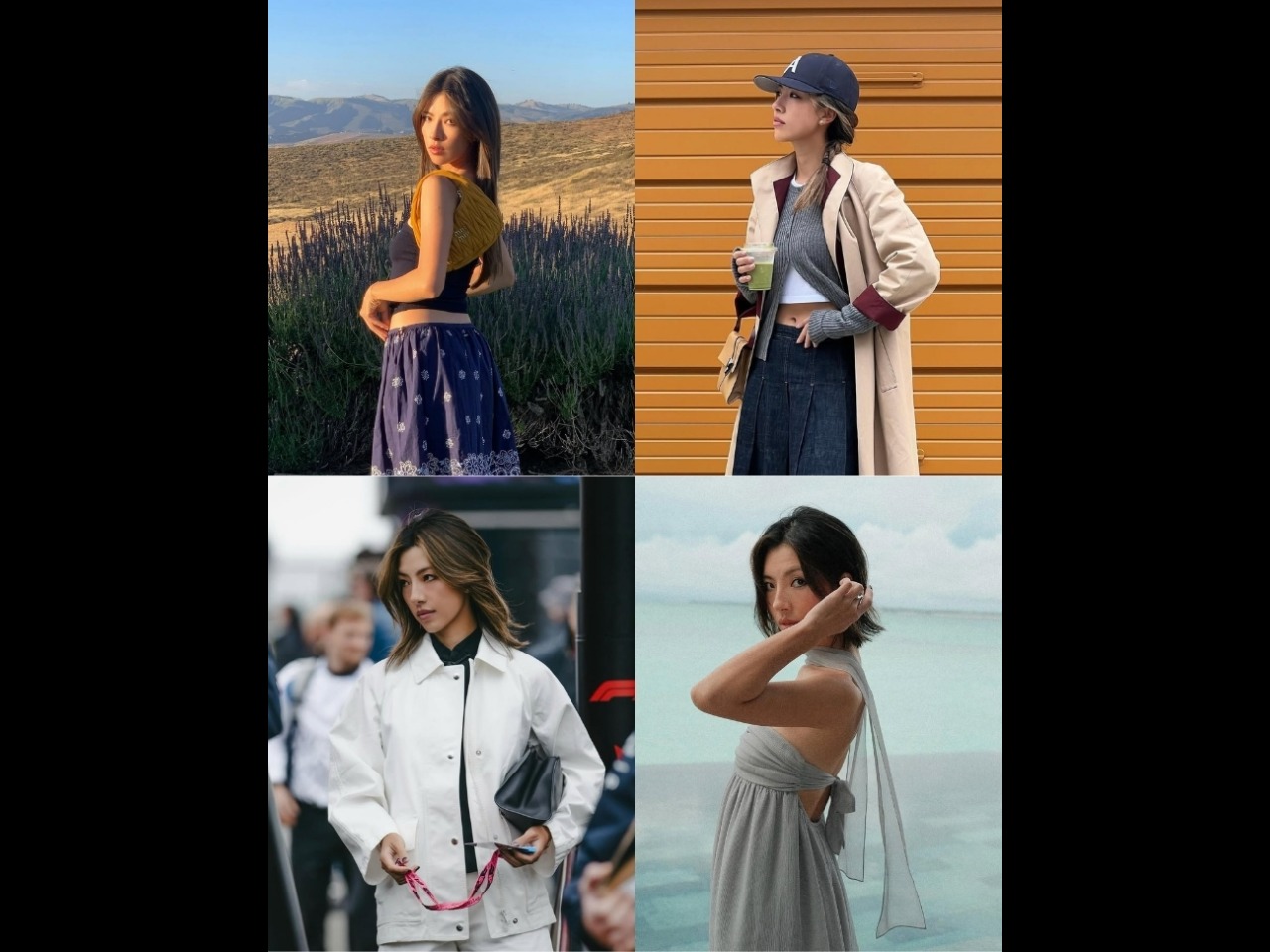 10 Potret Gaya Lily Muni He, Pacar Pembalap F1 yang Fashionable ...