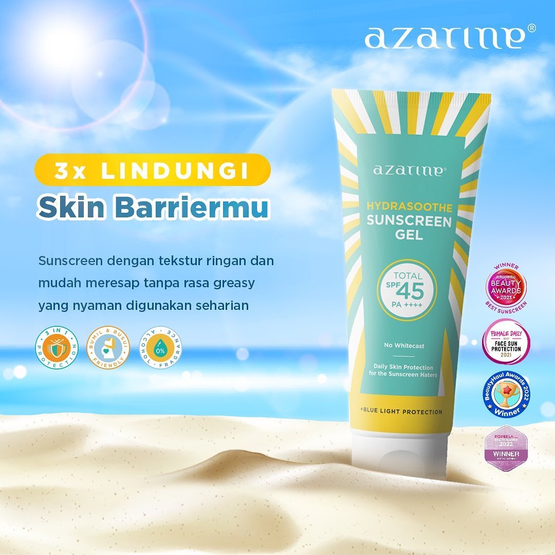 Sunscreen Azarine 101: Panduan Memilih Varian Sesuai Kebutuhan Kulitmu ...