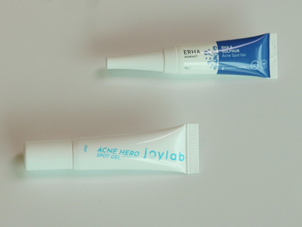 Acne Spot Battle: Erha Acneact Acne Spot Gel vs Joylab Acne Hero Spot ...