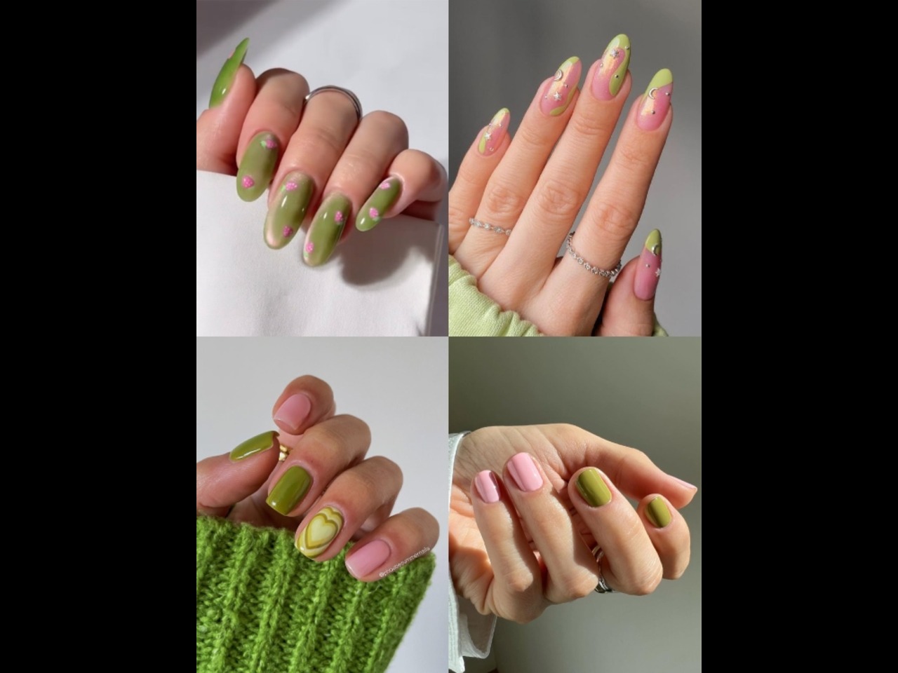 Inspirasi Strawberry Matcha Nails yang Beri Sentuhan Glinda dan Elphaba ...