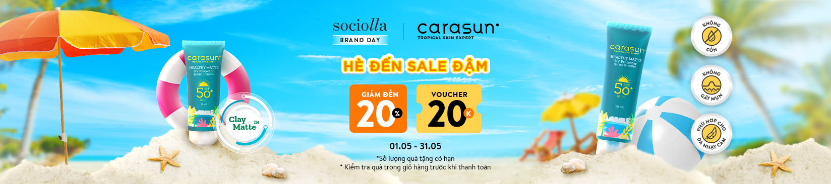 Sản phẩm Carasun chính hãng | Sociolla