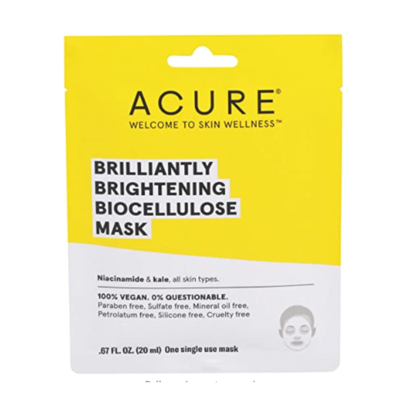 Acure Brightening Biocell Gel Mask - Review SOCO by Sociolla