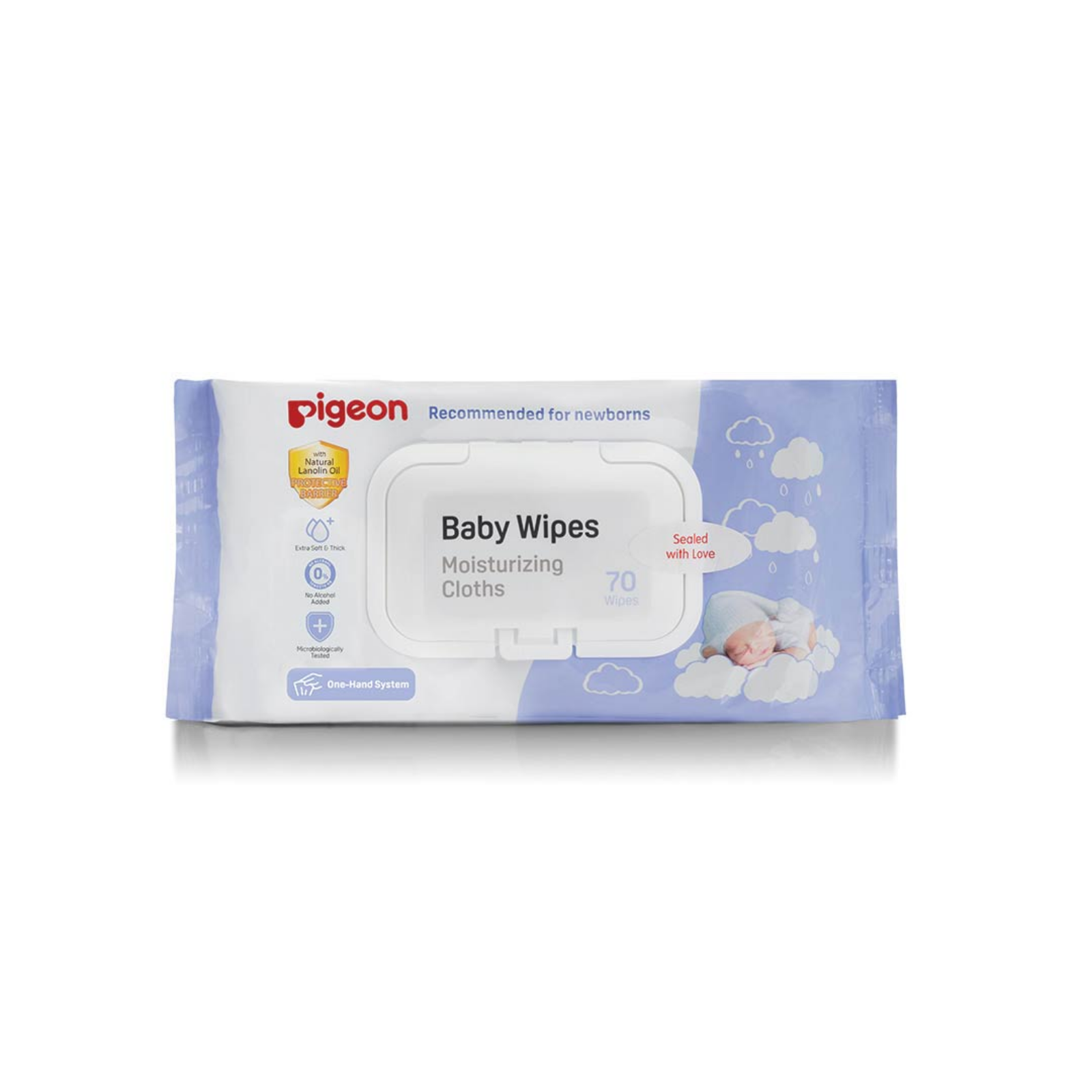 Pigeon BABY WIPES WITH LANOLIN - Review SOCO by Sociolla