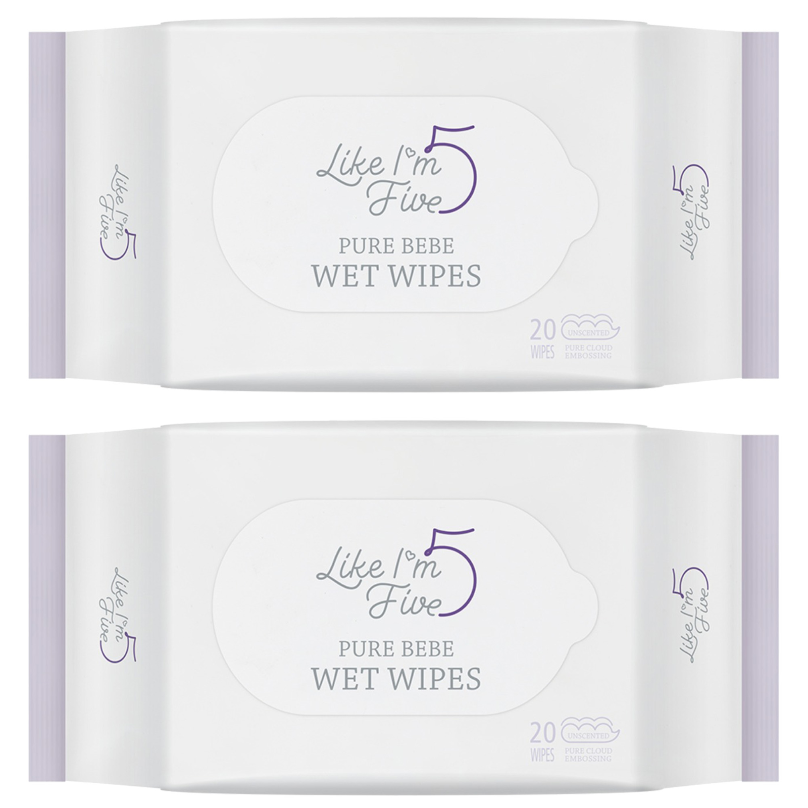 Like Im Five Set of 2 Pure Bebe Wet Wipes 20s - Review SOCO by Sociolla