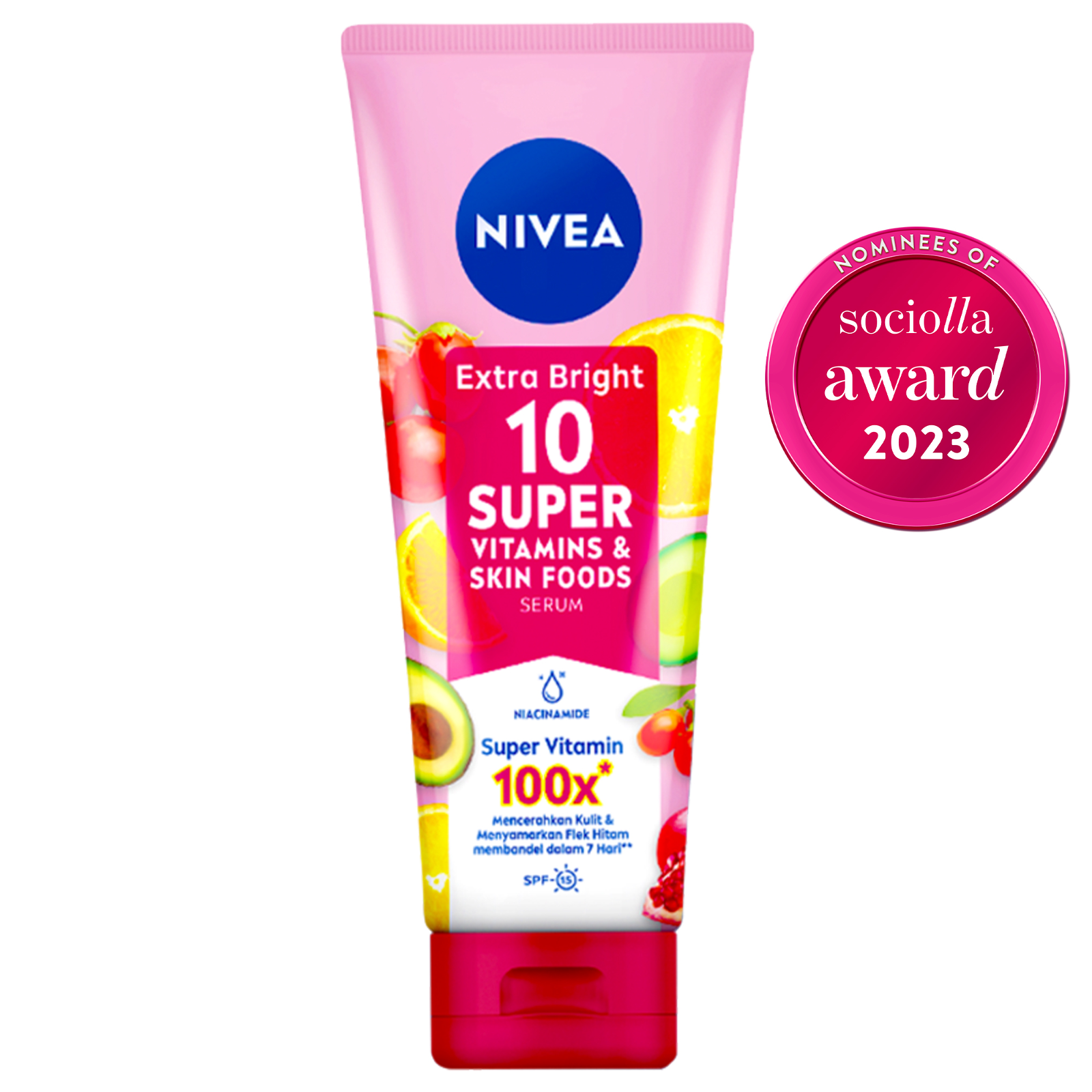 Nivea NIVEA Extra Bright Body Serum 10 Super Vitamin & Skin Food 180mL ...