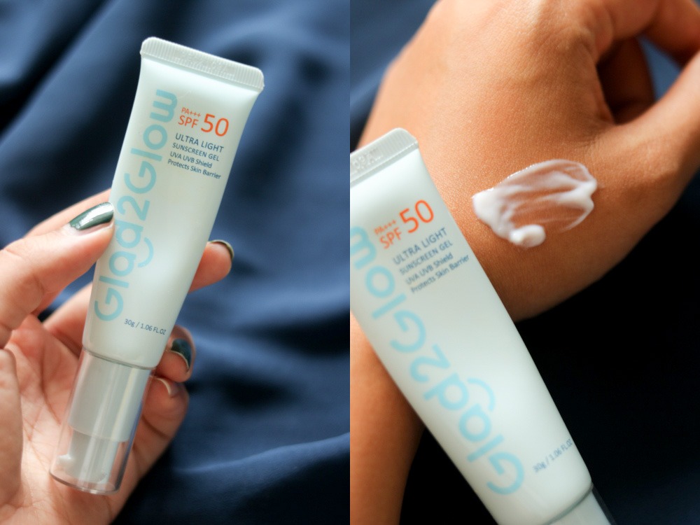Review: Glad2Glow Ultra Light Sunscreen Gel SPF50 PA+++, Sunscreen ...