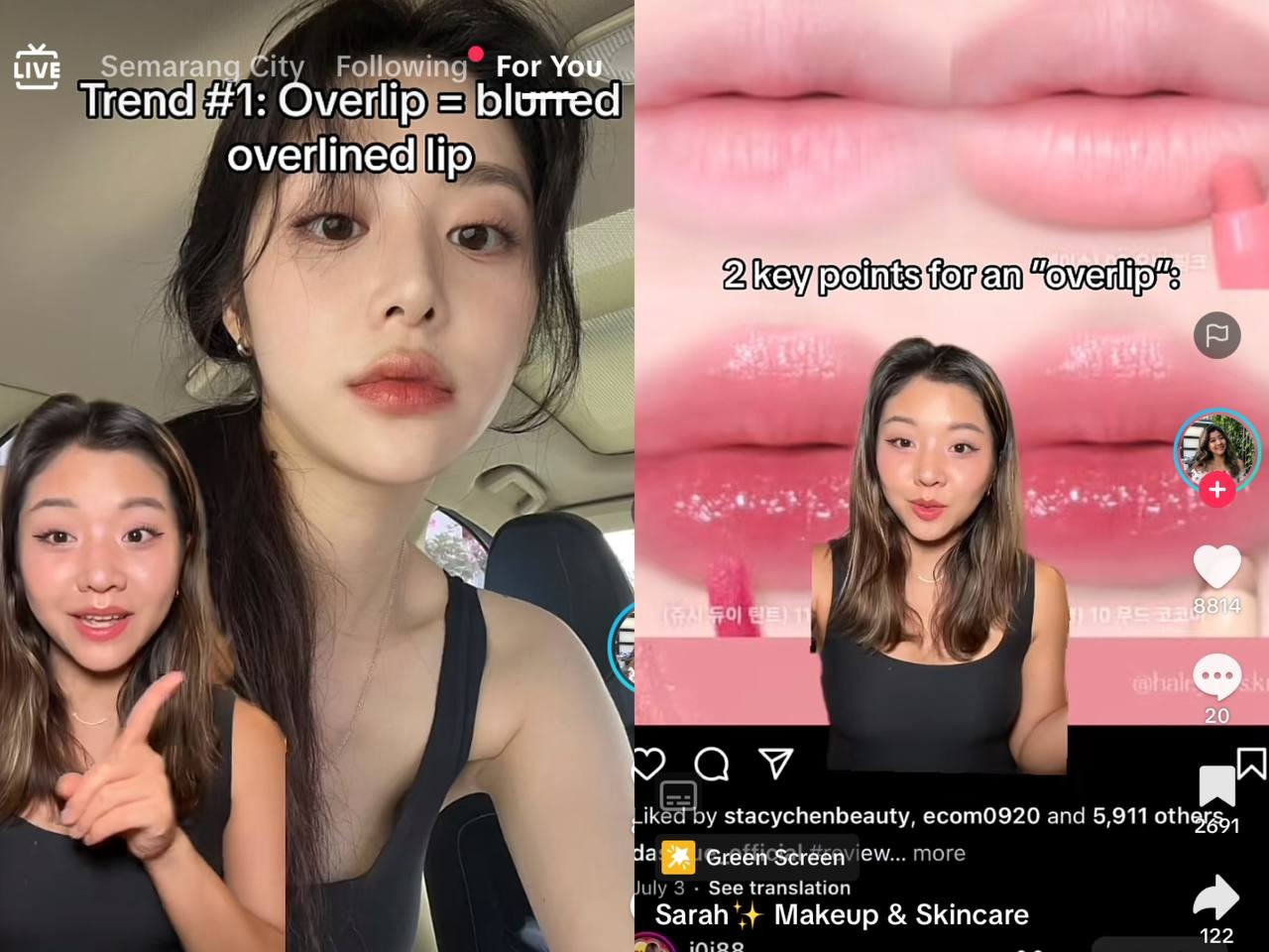 Blur Overlined Lips, Tren Kecantikan Terbaru yang Tengah Populer di ...