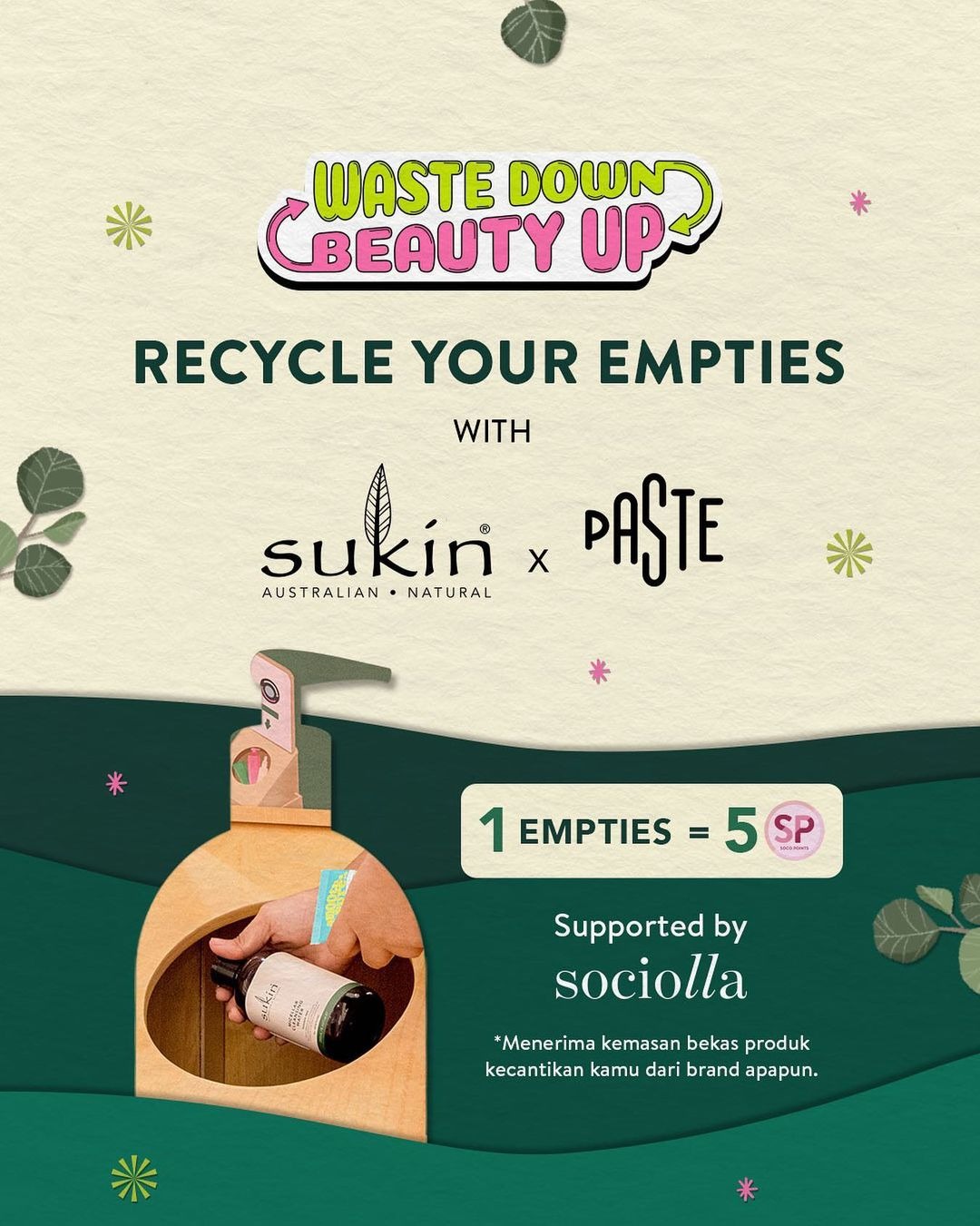 Sambut Hari Bumi Sedunia, Sukin Menggaet Paste Laboratory untuk ...