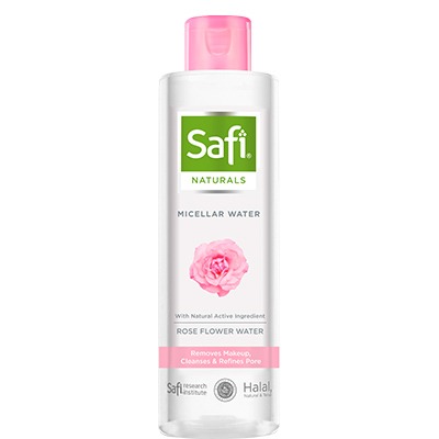 Safi Naturals Micellar Water, Pembersih Wajah Halal dan Natural dalam 4 ...