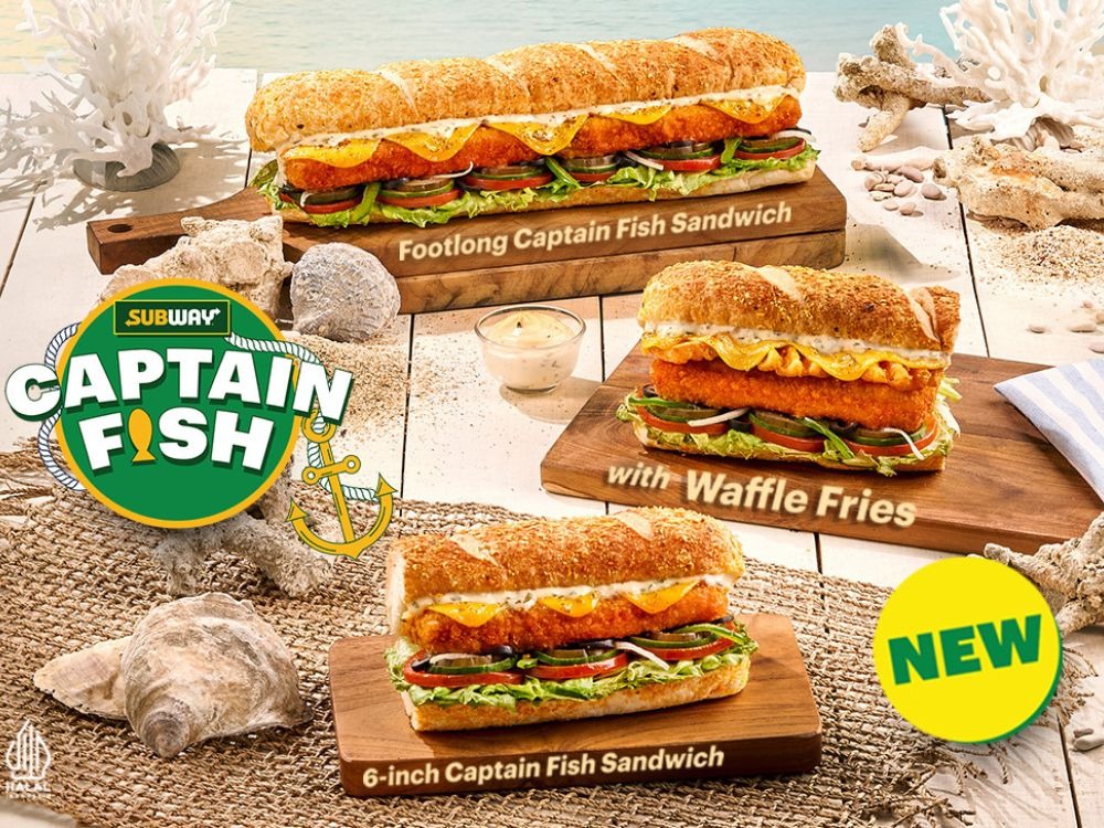 Subway Hadirkan Captain Fish, Menu Berbahan Dasar Ikan Pollock dengan ...