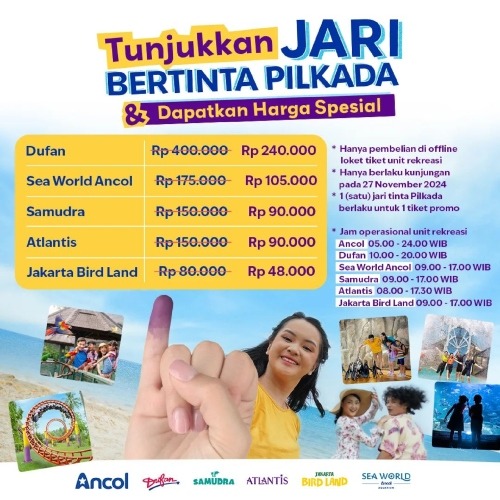Makanan hingga Destinasi Liburan, ini Daftar Promo Pilkada 2024 yang ...