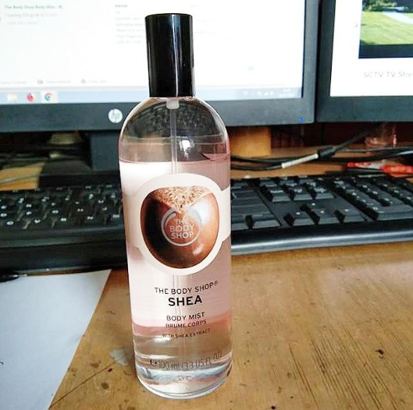 The Body Shop Shea Body Mist - Review SOCO by Sociolla