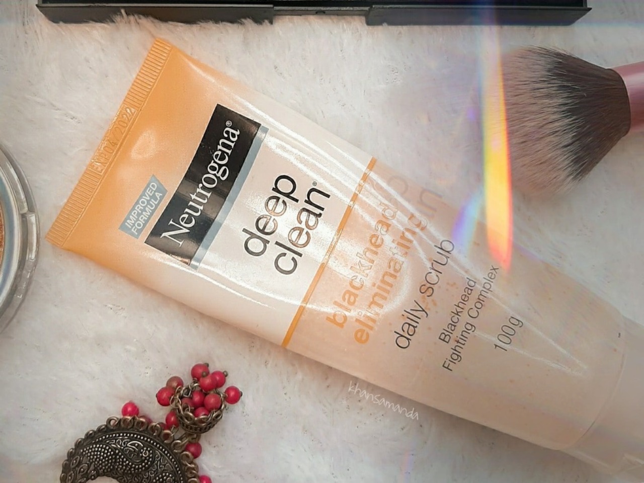 REVIEW NEUTROGENA DEEP CLEAN BLACKHEAD ELIMINATING DAILY SCRUB - Beauty ...
