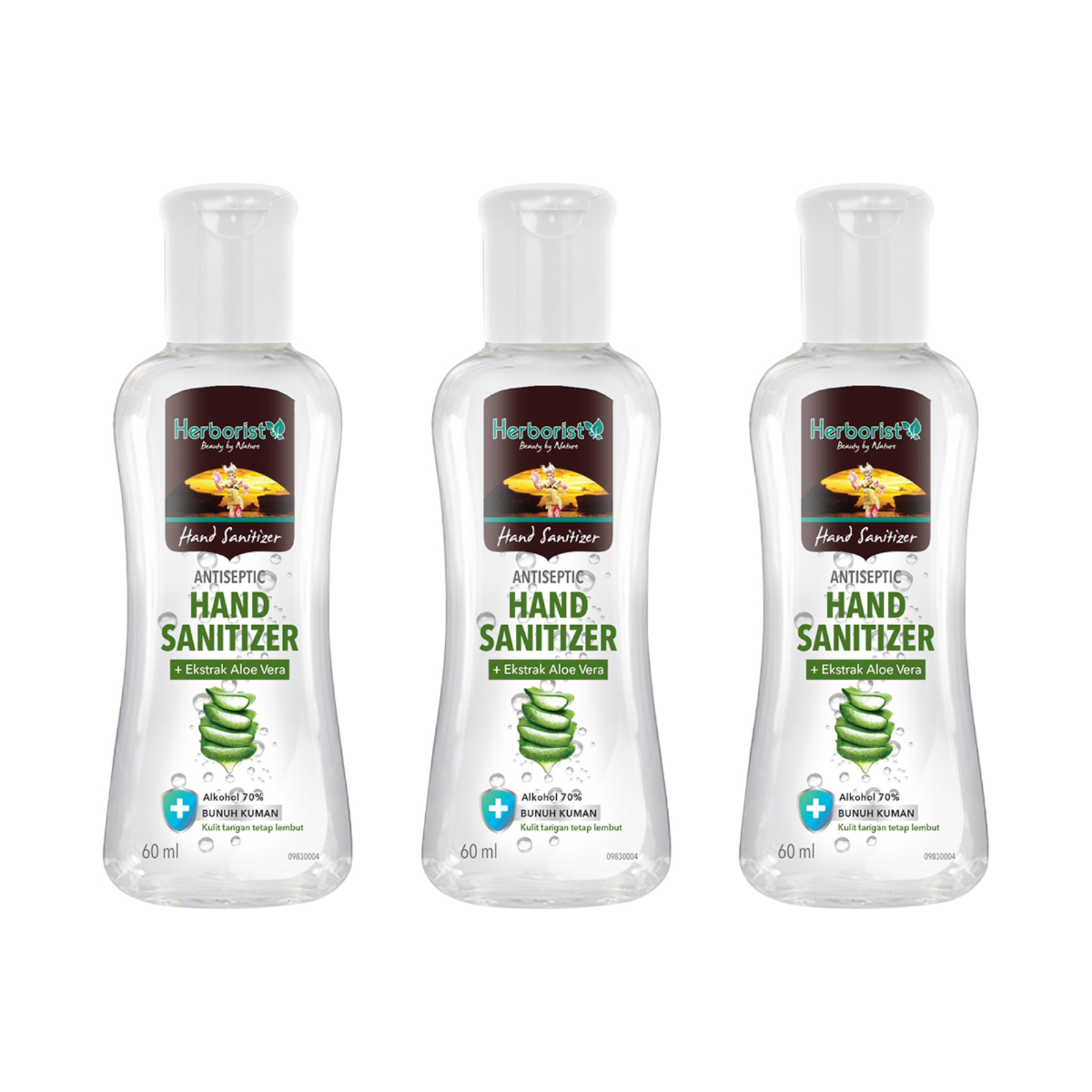 Herborist Trio Pack Hand Sanitizer Aloe Vera - Review SOCO by Sociolla