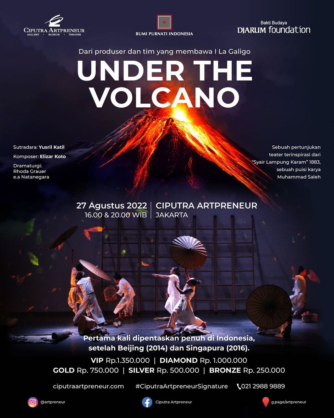 Teater hingga Musik Ensambel, Berikut Daftar Pertunjukan Seni yang Akan ...