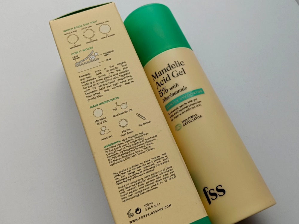 Review: For Skin’s Sake Mandelic Acid Gel 5% with Niacinamide ...