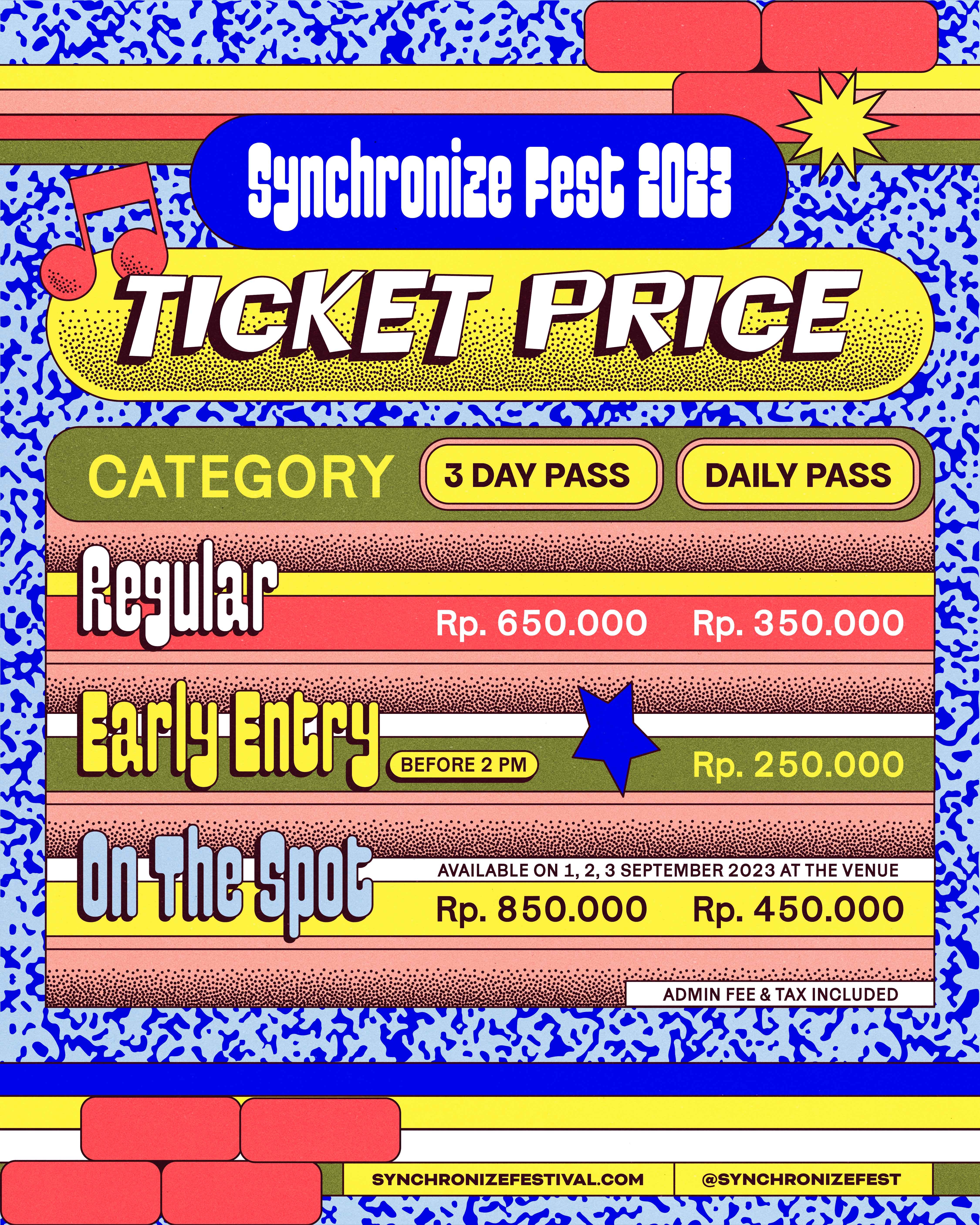 Synchronize Festival 2023: Full Lineup, Jadwal, Lokasi Venue, Stage ...