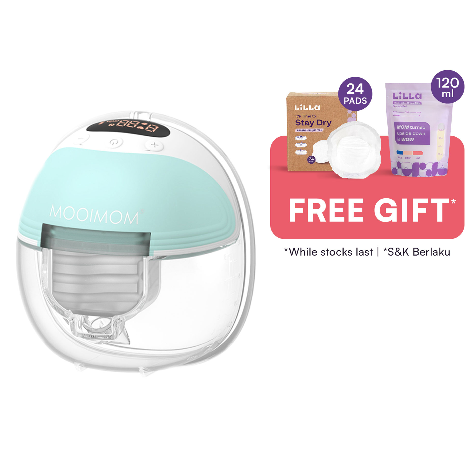 Mooimom Wireless Electric Breast Pump M3 (24mm) - Review SOCO by Sociolla