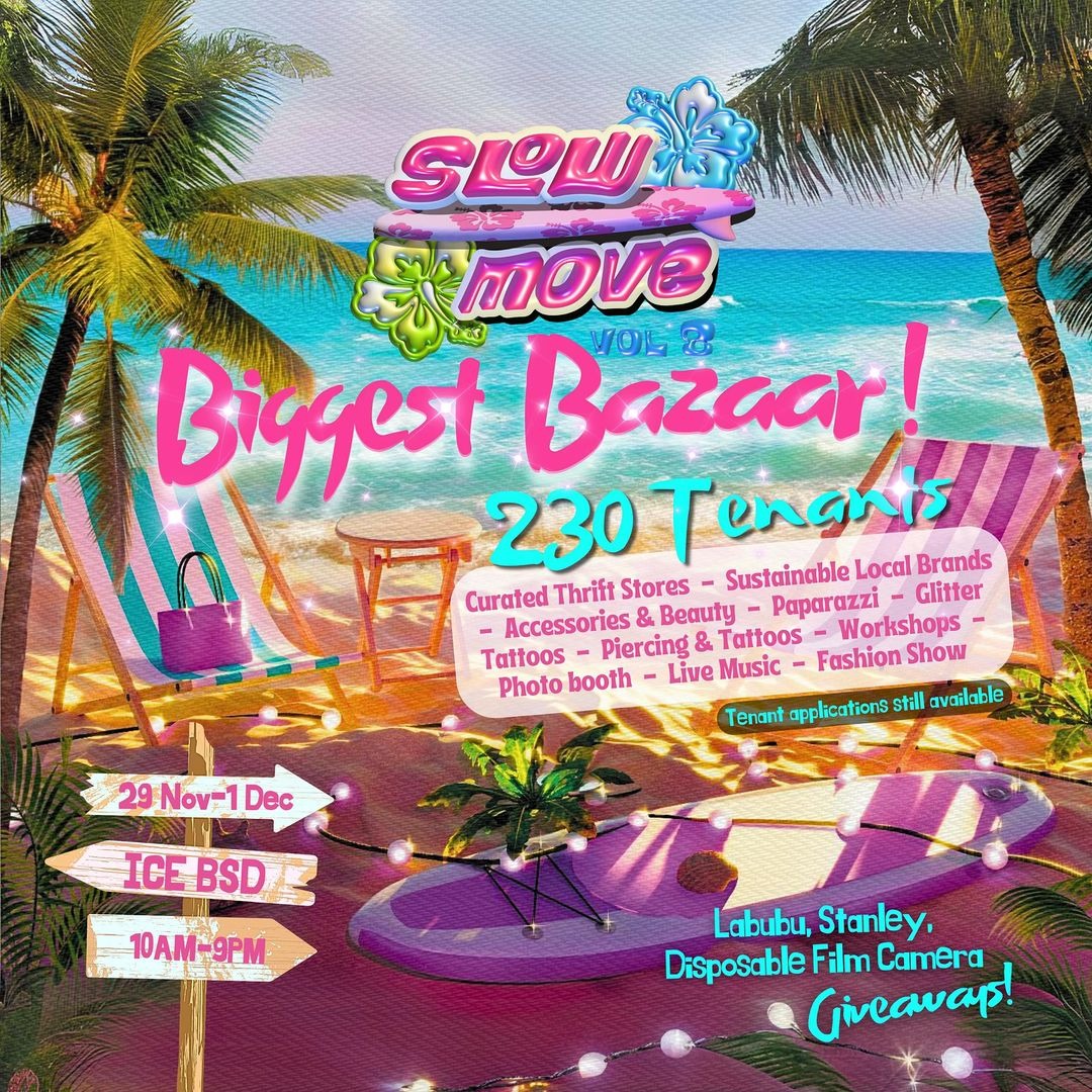 Get Ready for Slow Move Bazaar Vol. 8 dengan Nuansa Tropis Khas Hawaii! - Beauty Journal