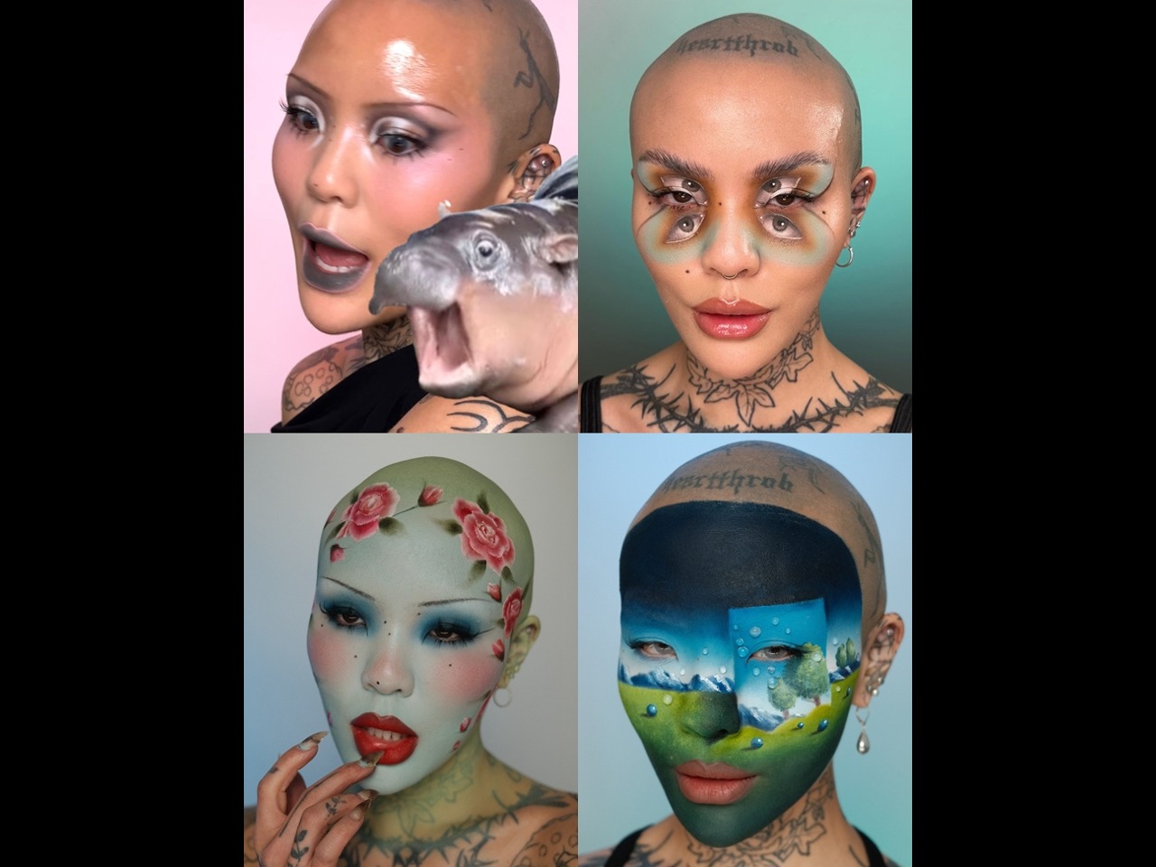 Makeup Unik ala MUA Mei Pang, yang Bikin Look ala Moo Deng - Beauty Journal