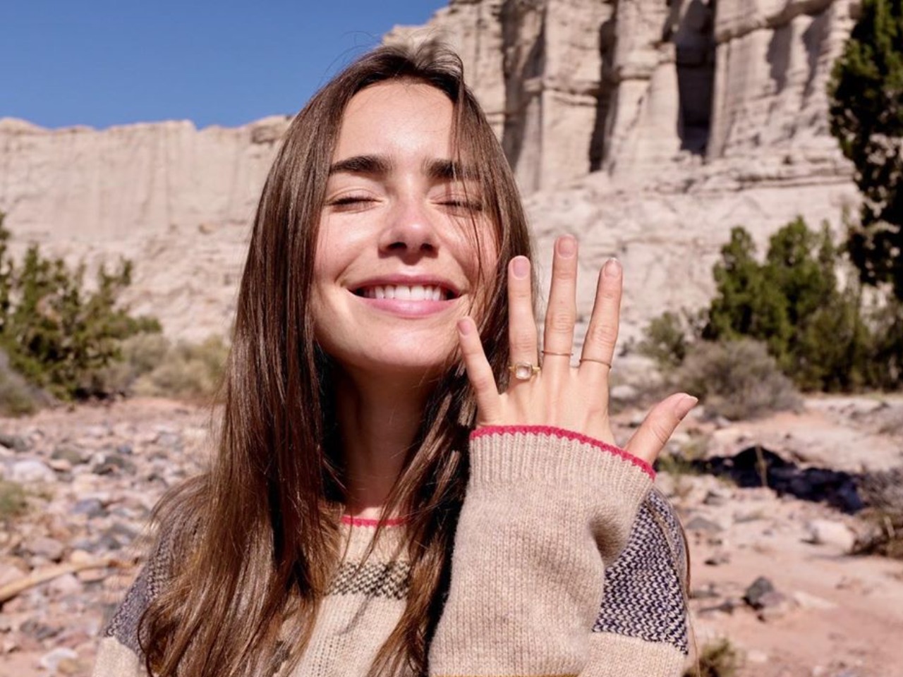 Kabar Bahagia! Aktris Lily Collins Resmi Dilamar Sang Kekasih, Charlie ...