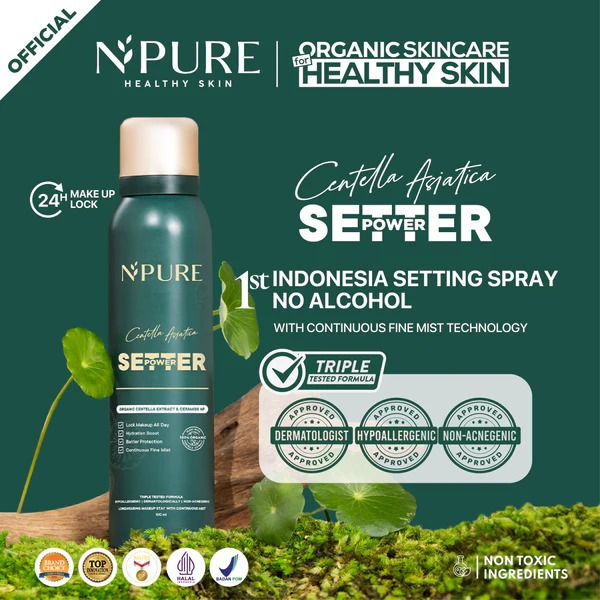 Review: NPURE Power Setter, Semprotan Halus dan Enggak Bikin Makeup ...
