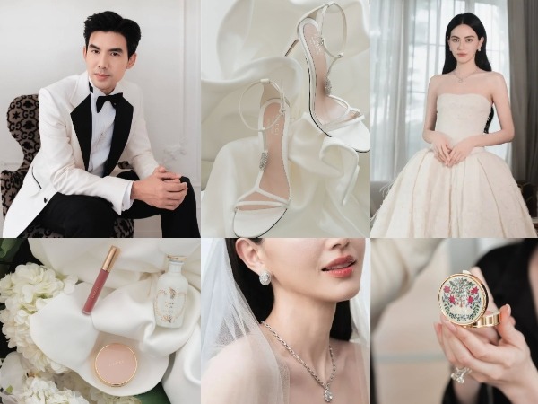 Resmi Menikah, Begini Detail Penampilan Davika Hoorne dan Ter Chantavit ...