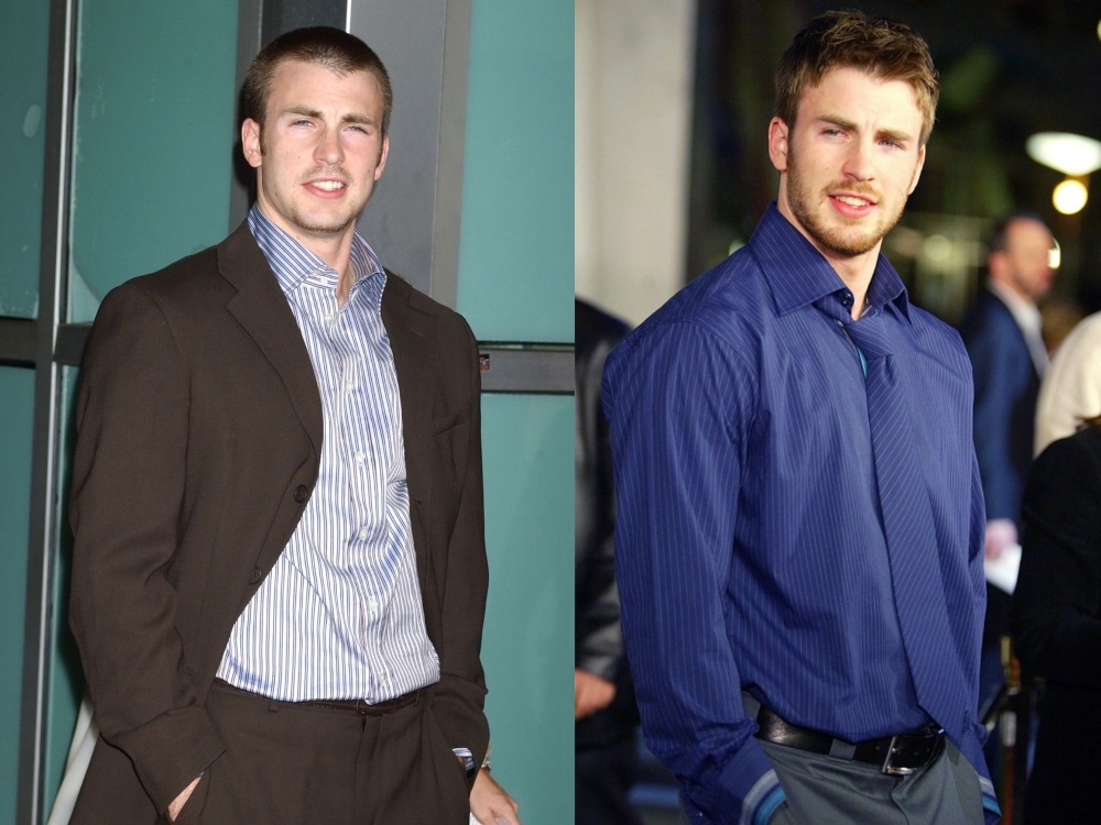 Dulu Culun Kini Macho, Yuk, Intip Transformasi Penampilan Chris Evans ...