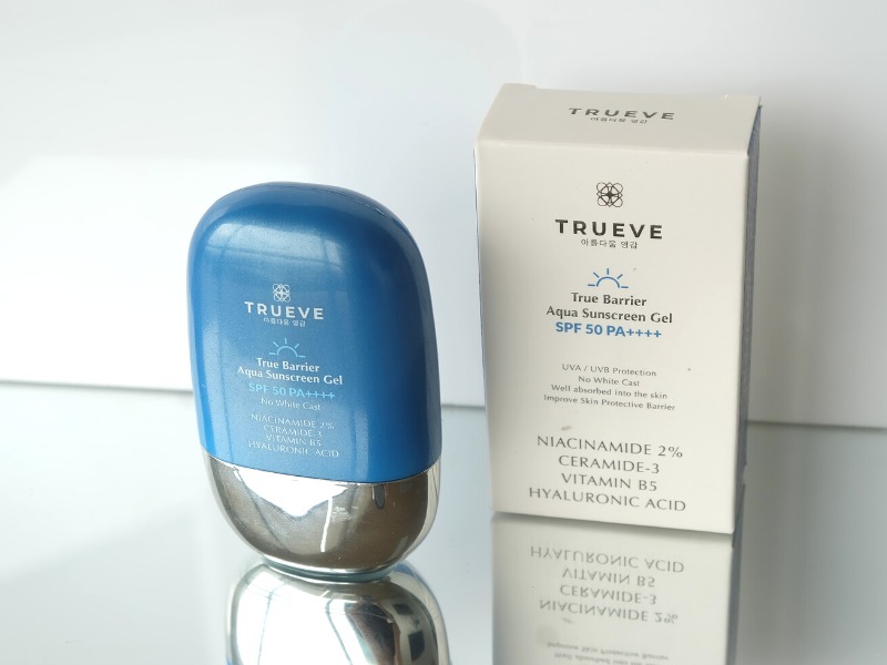 Review: Trueve True Barrier Aqua Sunscreen Gel, Tekstur Super Ringan ...