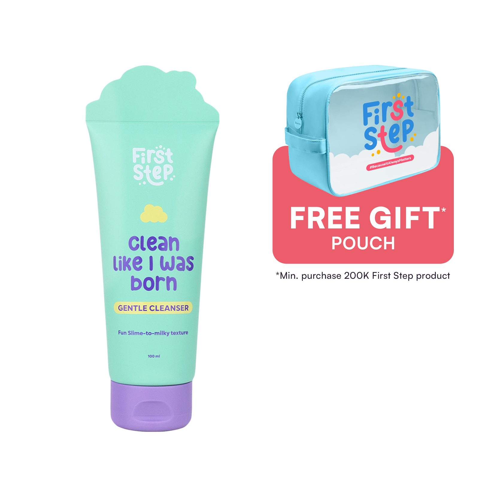 First Step Clean Like I Was Born Gentle Cleanser - Review SOCO by Sociolla