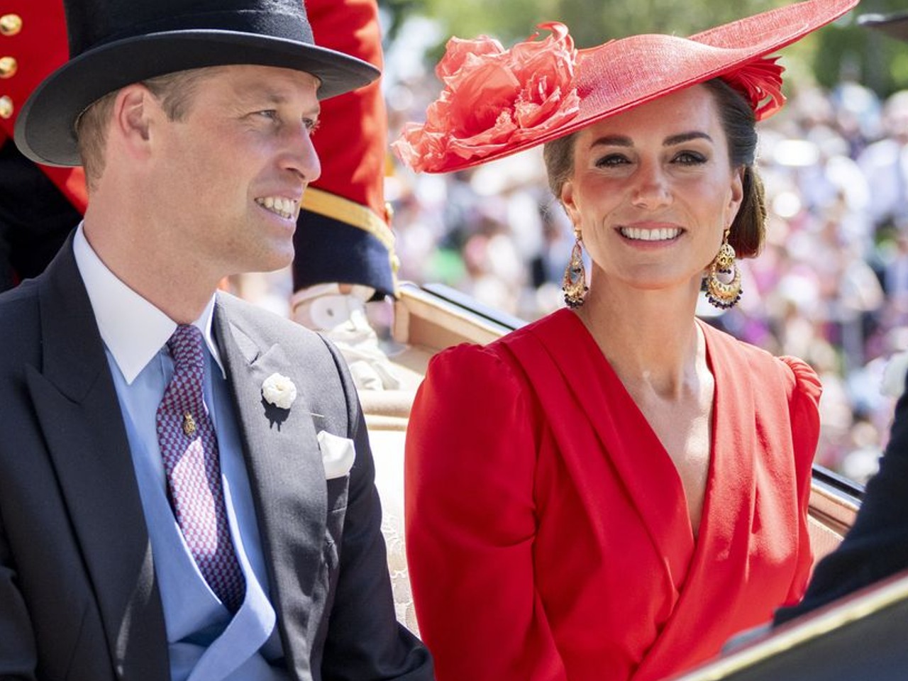 Curi Perhatian dengan Gaun Merah, Kate Middleton Tampil Menawan di Acara Royal Ascot 2023 ...